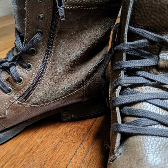 Vito Rossi | Shoes | Mens Distressed Brown Leather Boots | Poshmark